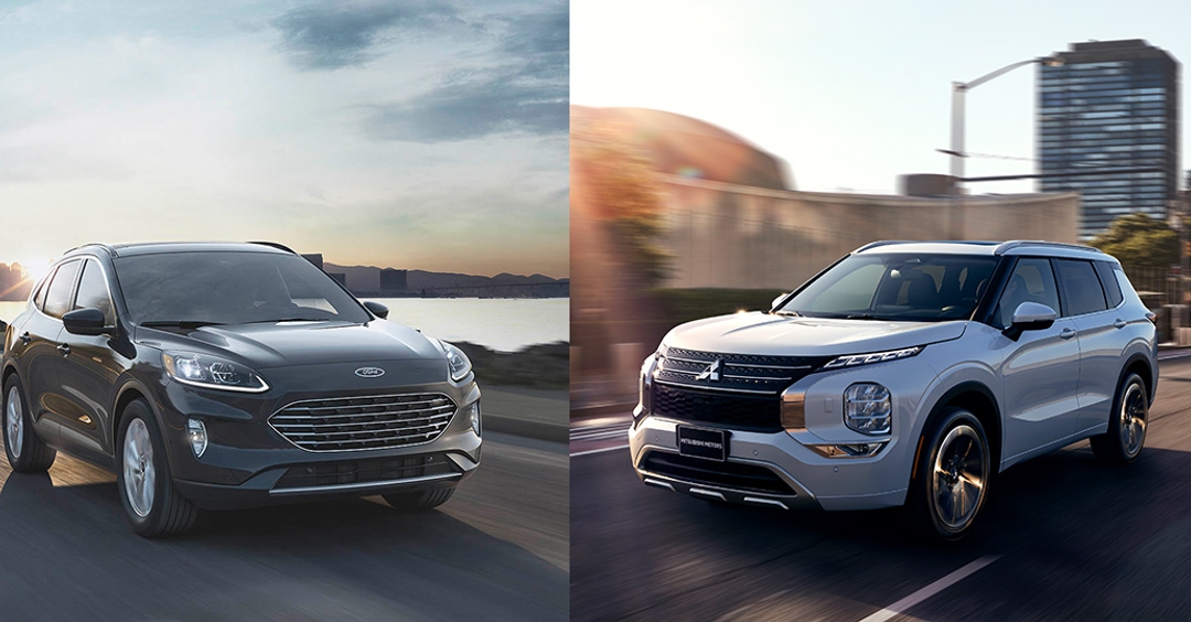 Ford Escape 2021 vs Mitsubishi Outlander 2022 | Mitsubishi de Granby